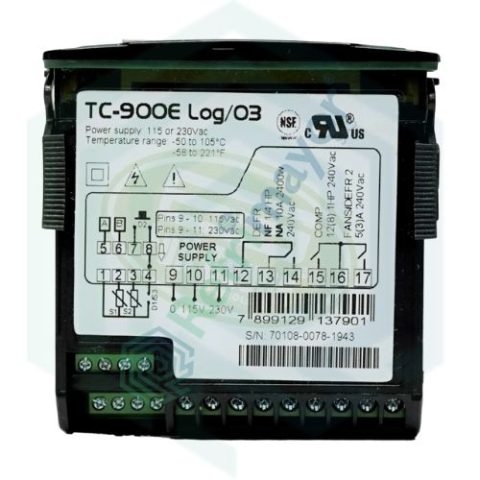 CONTROLADOR ELECTRÓNICO TC900 LOG 110/220V - REFRIMAYOR